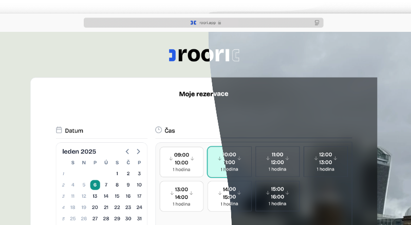 Roori – Rezervační systém pro malé firmy | Vyzkoušet zdarma